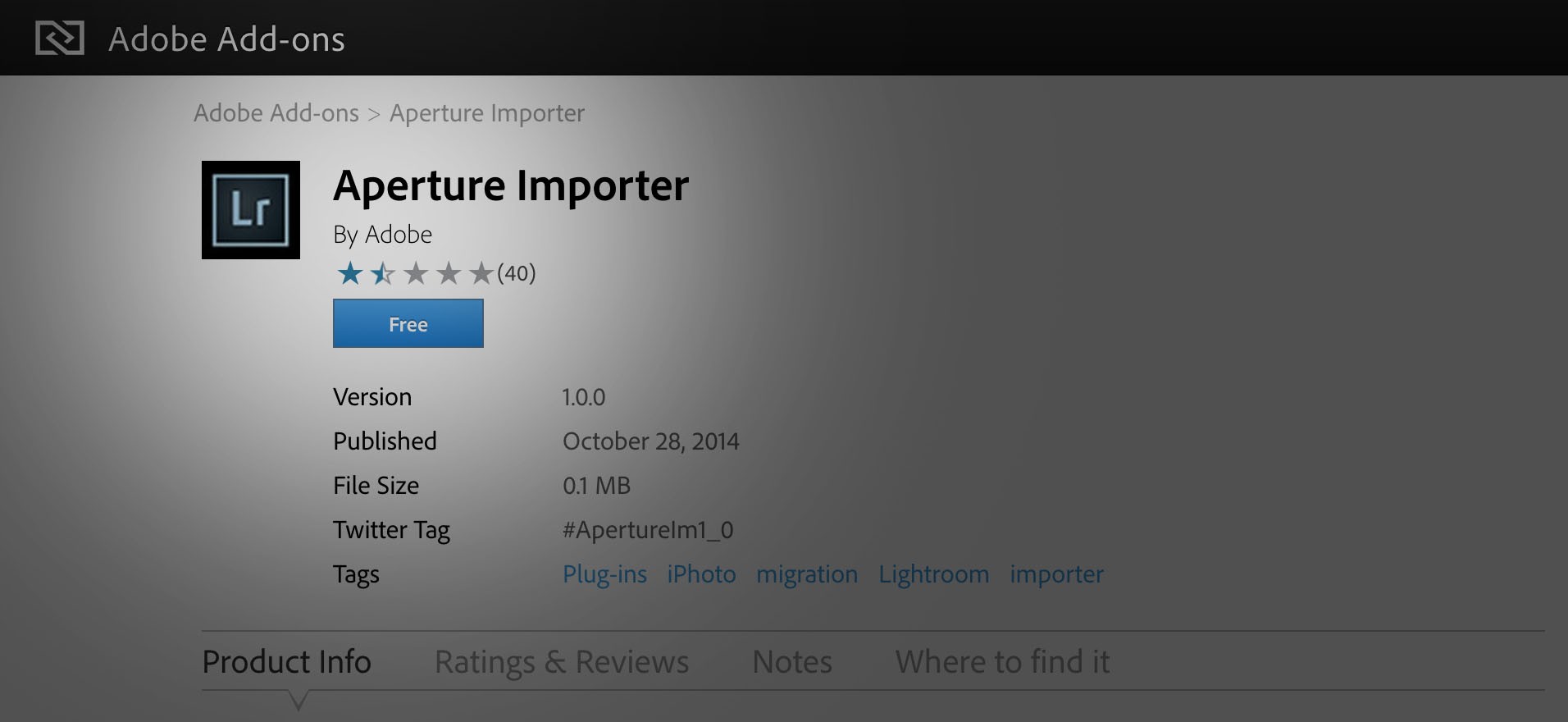 Adobe Releases the Aperture Importer - Lightroom Killer Tips