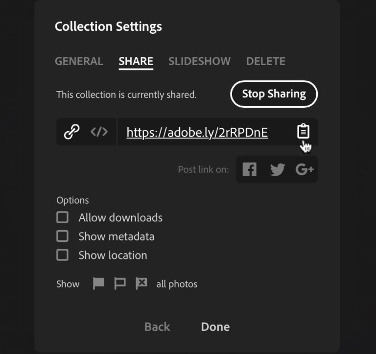 Sharing a Lightroom Collection With Anybody (in five quick and easy ...