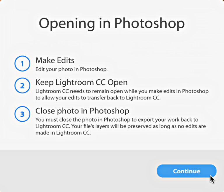 Editing in Photoshop from the New Lightroom CC - Lightroom Killer Tips