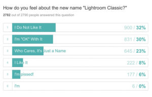 Lightroom Name Change Tip and the Lightroom Classic/CC Survey Results ...