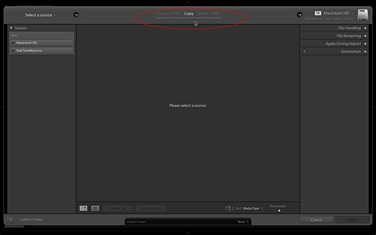 So Many Ways to Import - Lightroom Killer Tips