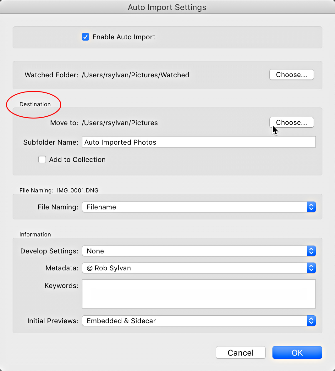 Alternative Import Options - Lightroom Killer Tips