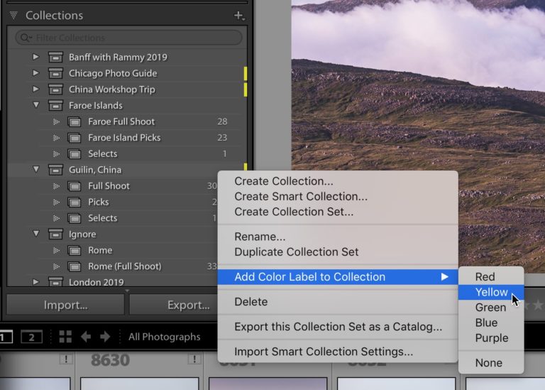 Lightroom Quick Tip: Adding Color Labels to Folders and Collections ...