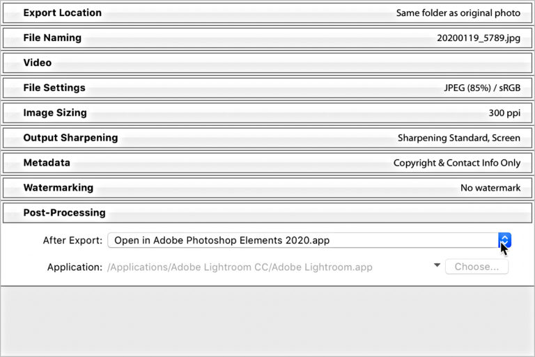 Uses for that Post-Processing Panel on Export - Lightroom Killer Tips