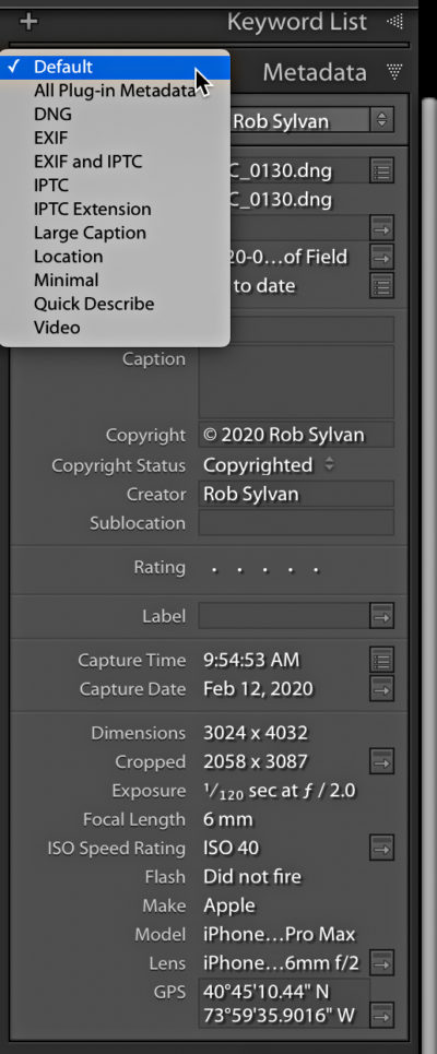 The Role of Metadata - Lightroom Killer Tips