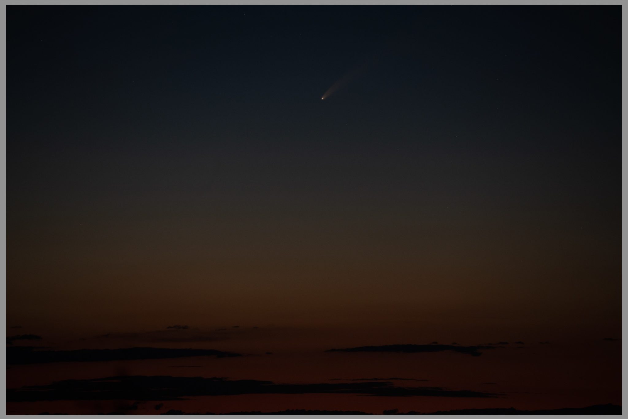 My Experience Photographing the Comet - Lightroom Killer Tips