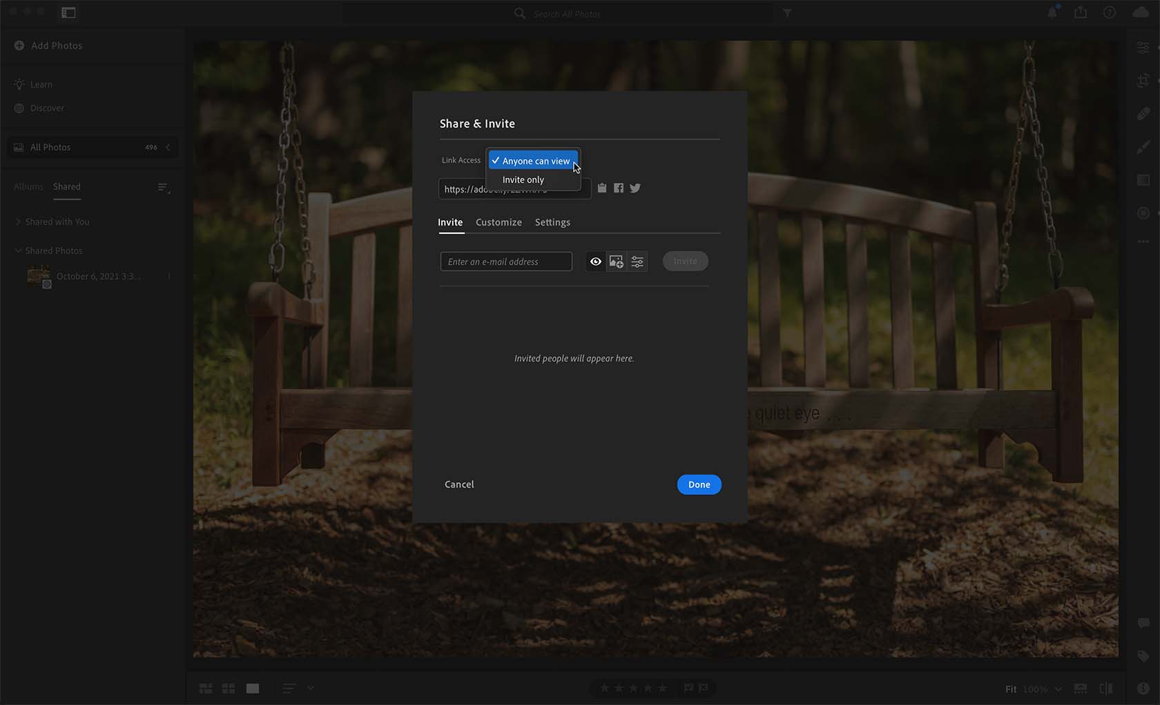 Get a Link - Lightroom Killer Tips
