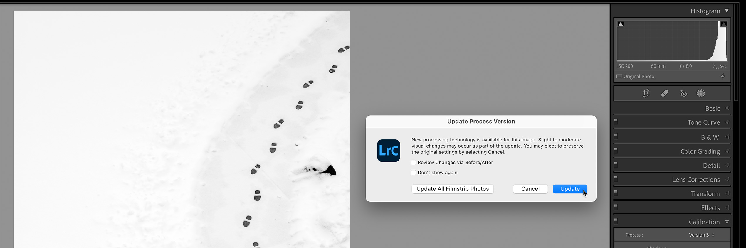 Updating Process Version - Lightroom Killer Tips