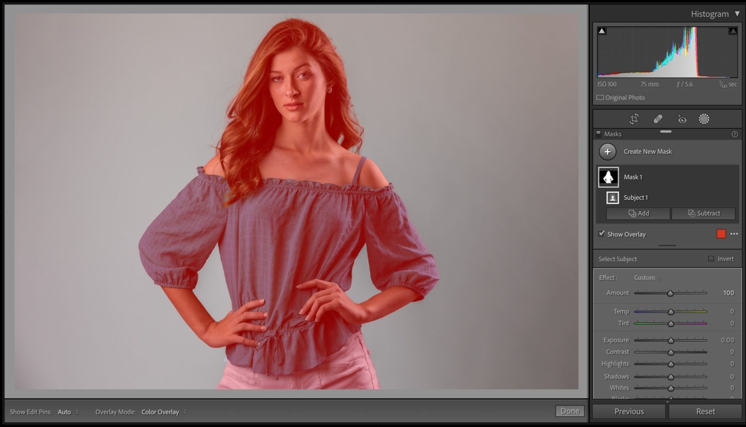 Three-Click Portrait Background Color Change In Lightroom - Lightroom ...
