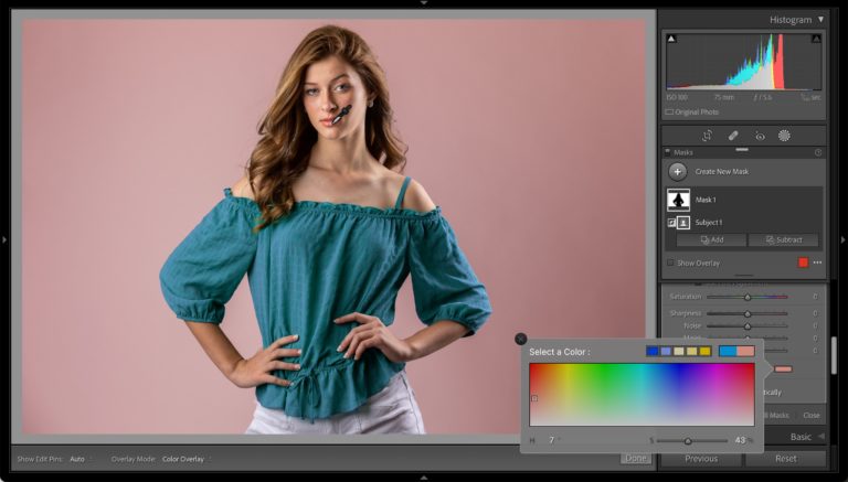 Three-Click Portrait Background Color Change In Lightroom - Lightroom ...