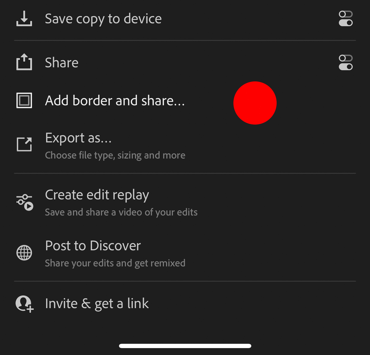 Add Border and Share - Lightroom Killer Tips