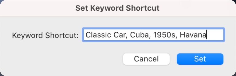 Keyboard Shortcut For Applying Keywords - Lightroom Killer Tips