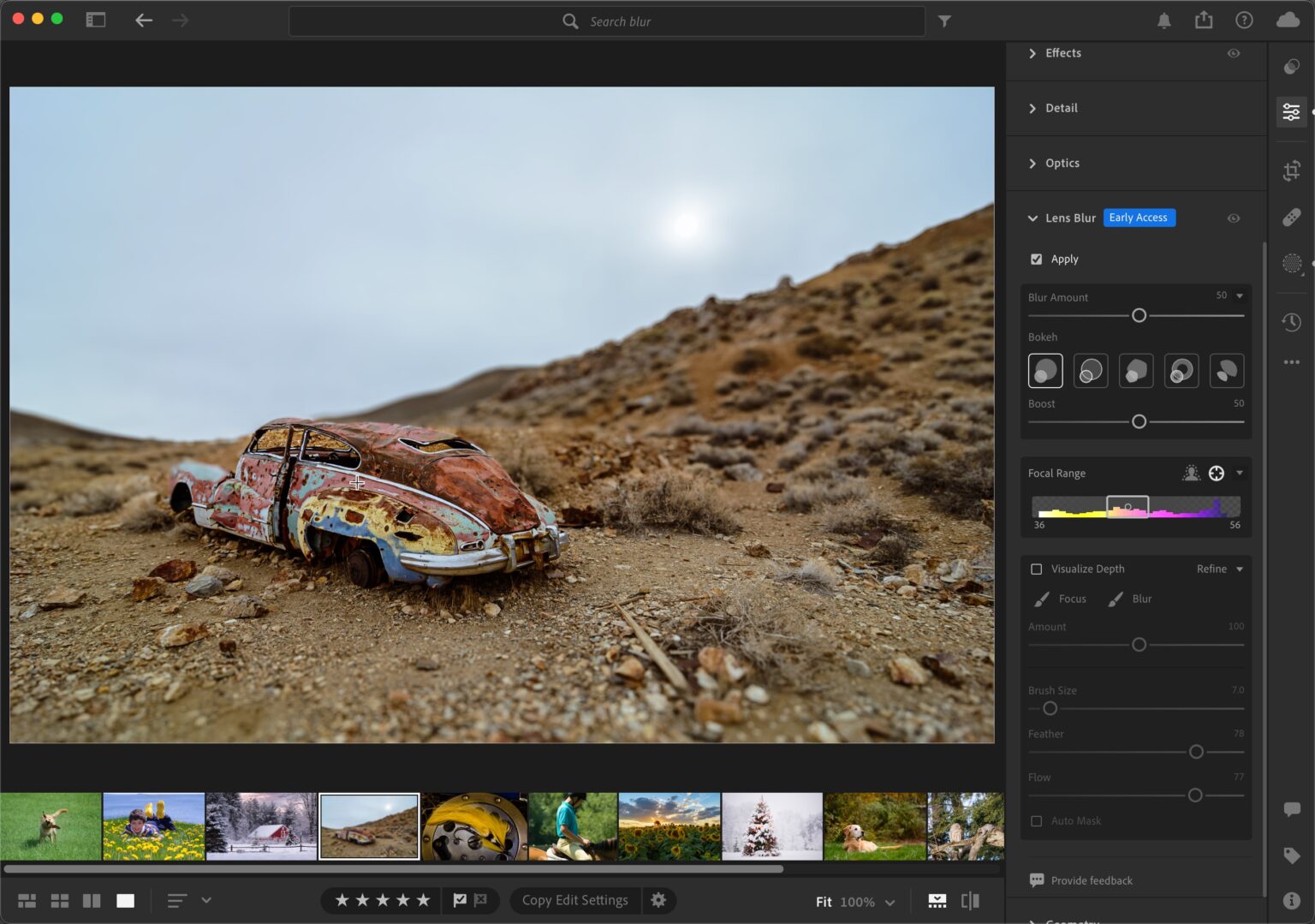 Exploring the New Lens Blur Panel - Lightroom Killer Tips
