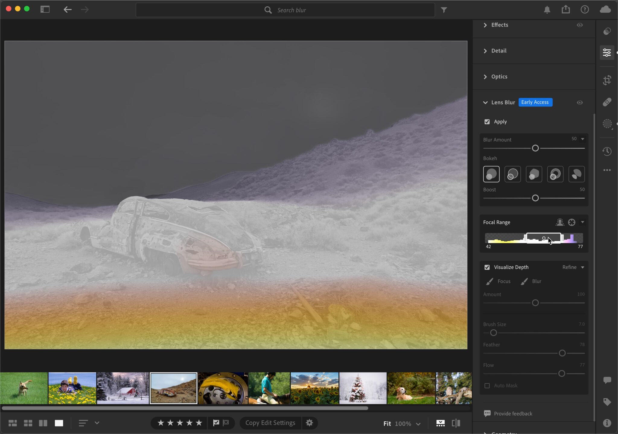 Exploring the New Lens Blur Panel - Lightroom Killer Tips
