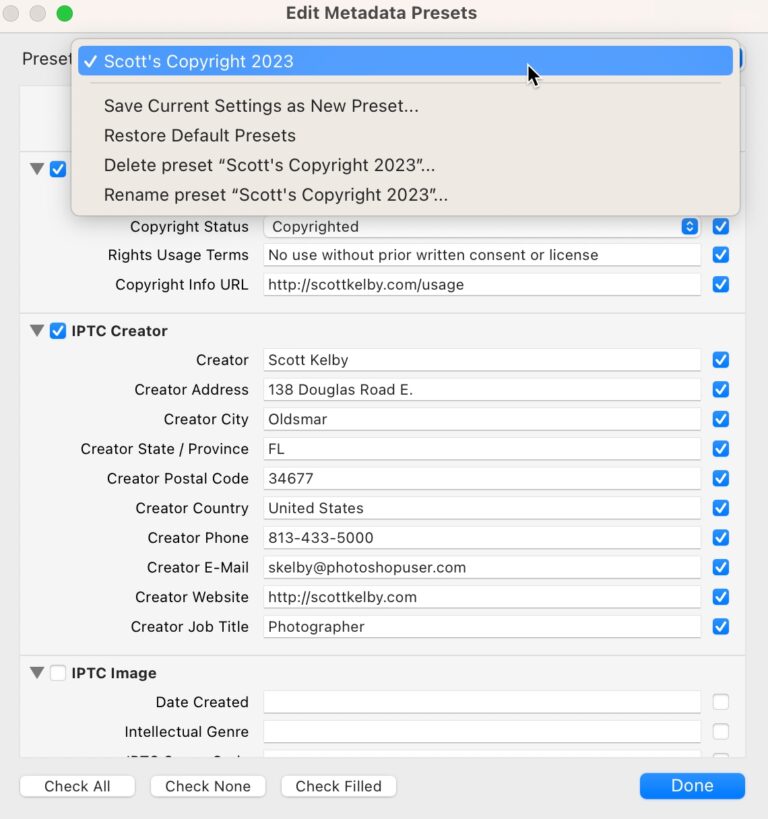 It’s Time To Update Your Copyright Info Inside Lightroom For 2024 ...