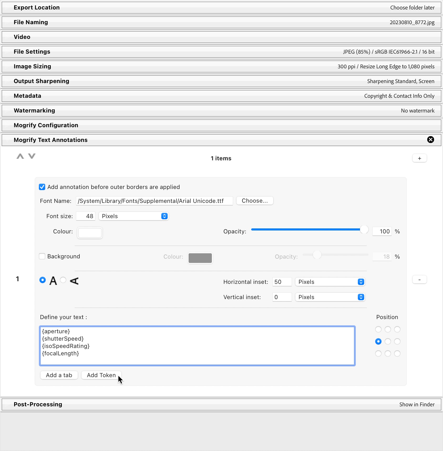 Create a Photo Summary in Lightroom Classic Export - Lightroom Killer Tips