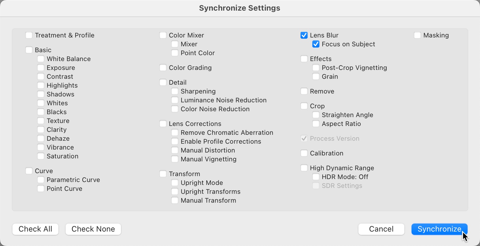Adaptive Presets for Lens Blur - Lightroom Killer Tips