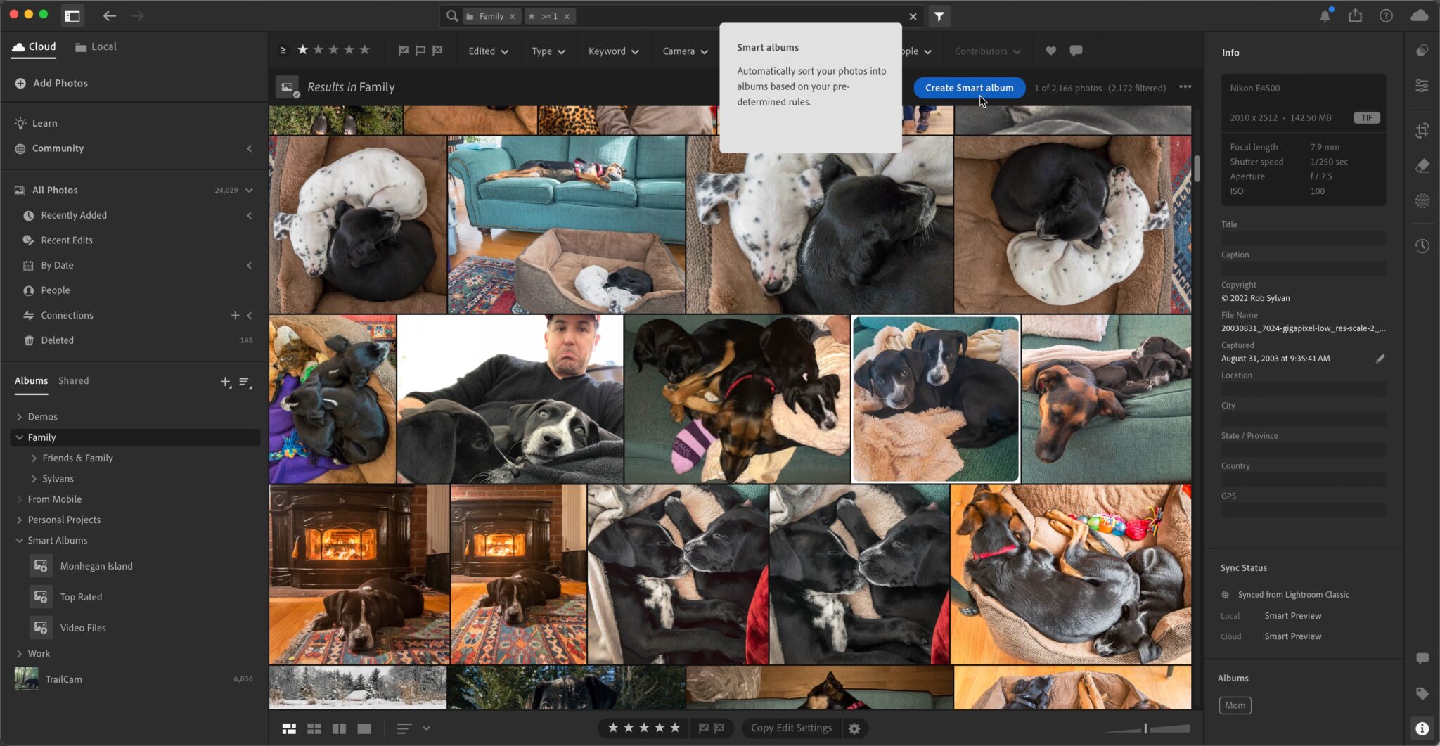 Creating Smart Albums in Lightroom - Lightroom Killer Tips